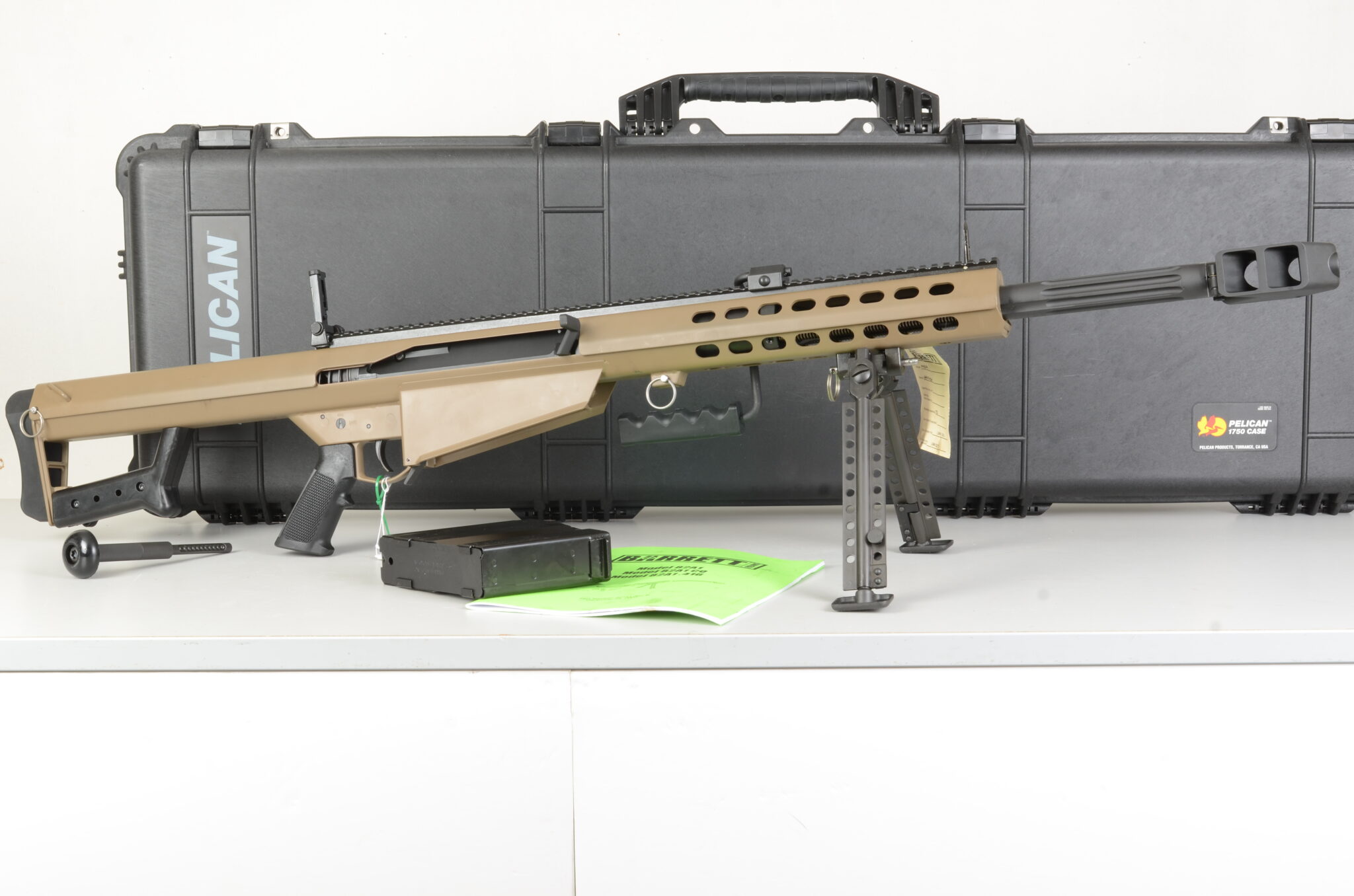 BARRETT M82A1 50 bmg New In Box ( FDE / BLACK )
