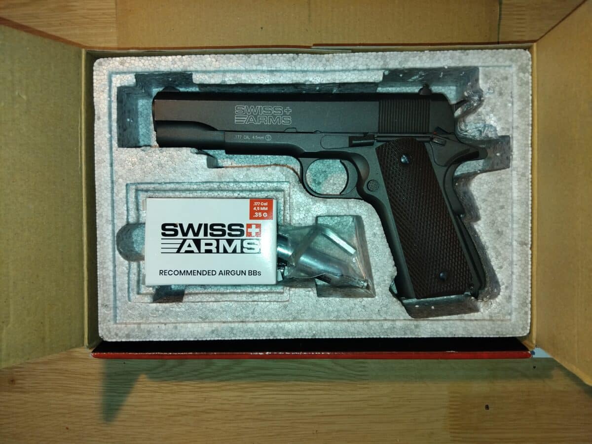 Pistolet SWISS ARMS SA P1 COLT 1911 NOUVEAU FULL METAL